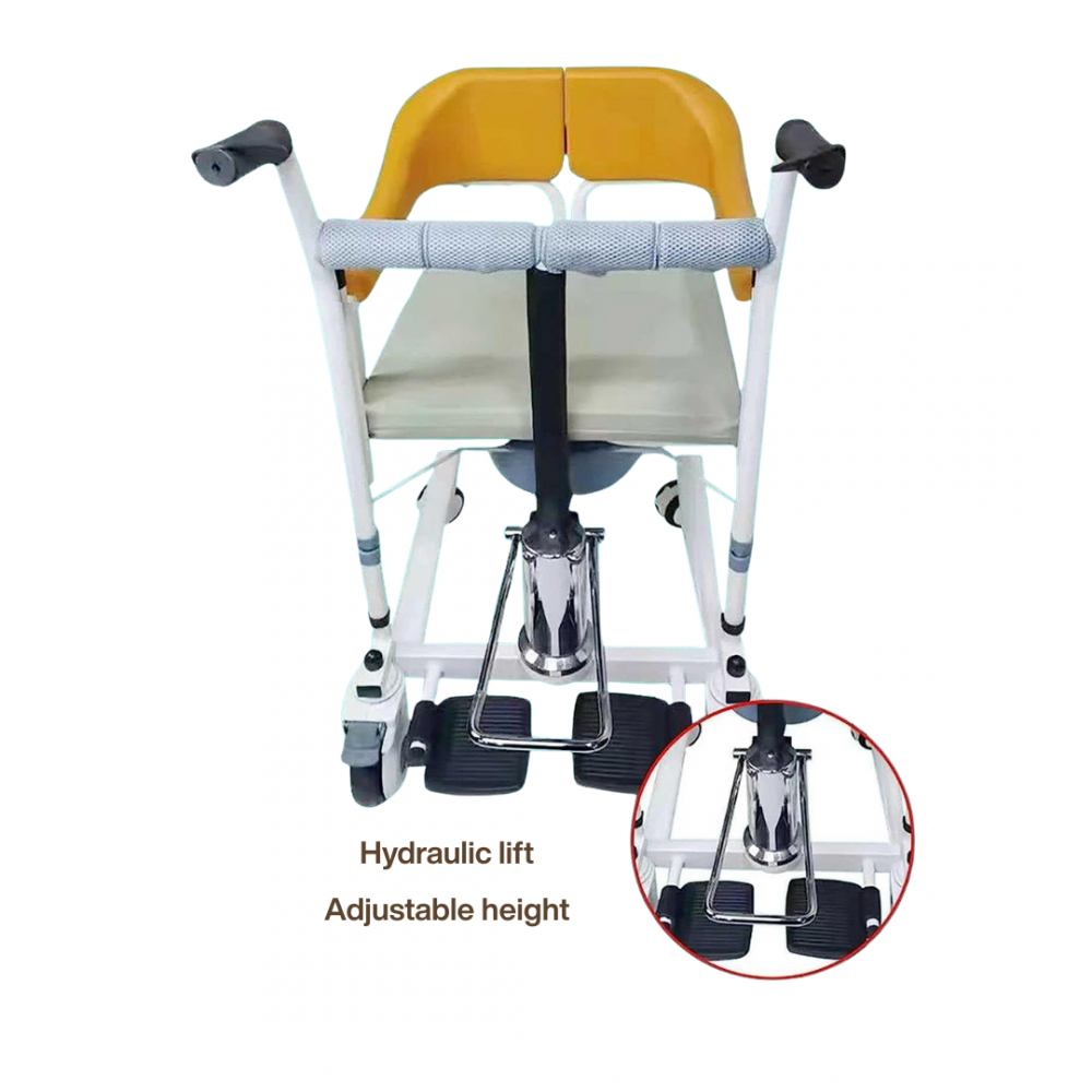 Transfer Chair For Patients Lift Hydraulic Transfer Chair With Commode ...
