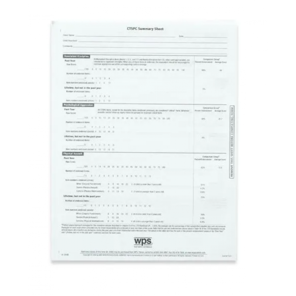 (CTS) Conflict Tactics Scales - Fu Kang Healthcare Online Shop