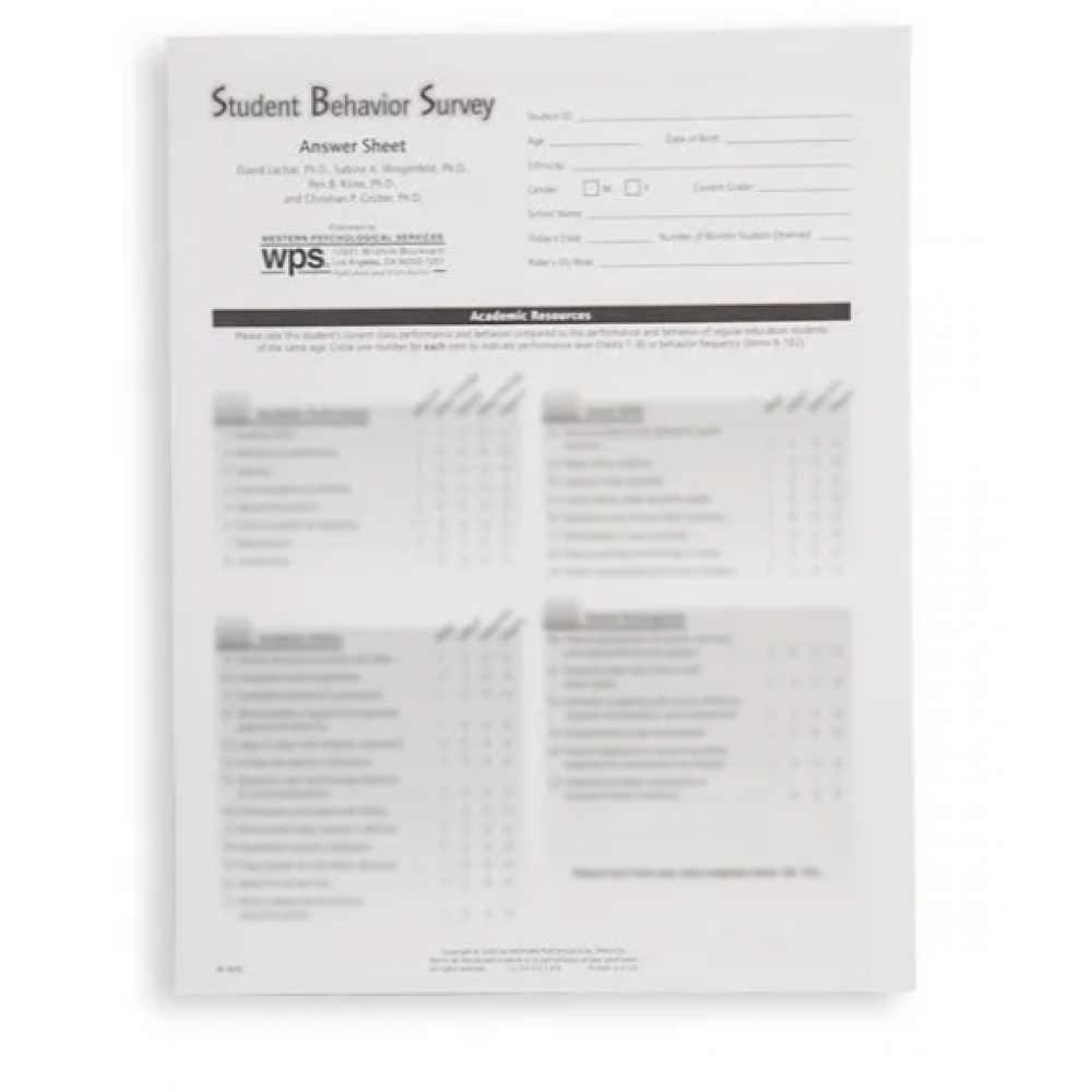 (SBS) Student Behavior Survey - Fu Kang Healthcare Online Shop