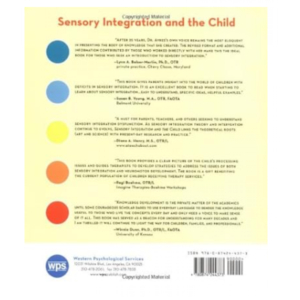 Sensory Integration and the Child: 25th Anniversary Edition - Fu Kang ...