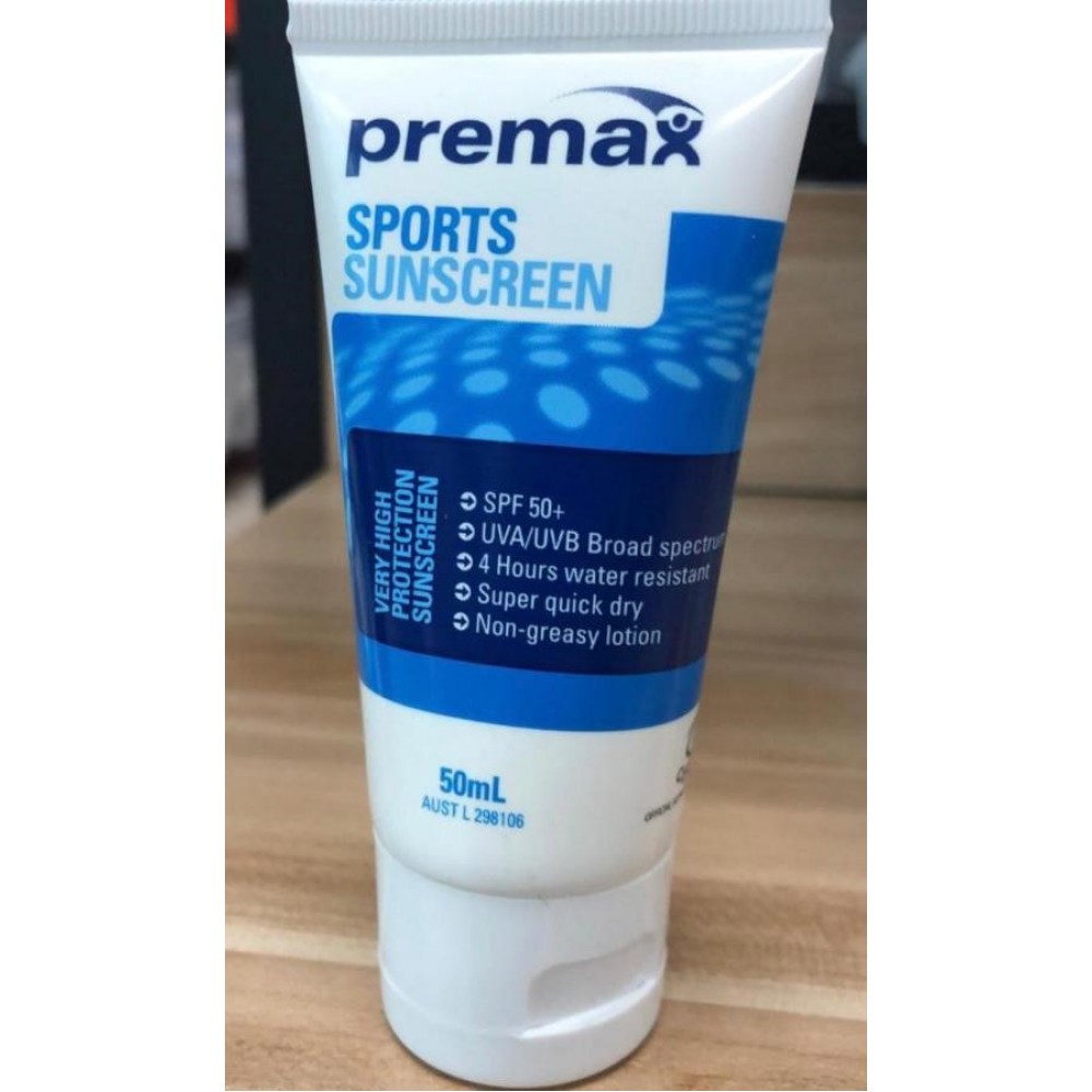 Premax Sports Sunscreen SPF 50+ - Premax Sunscreen for Sports Use ...