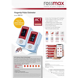 Rossmax Finger Pulse Oximeter SB210 (With Bluetooth App) - Fu Kang Online Store