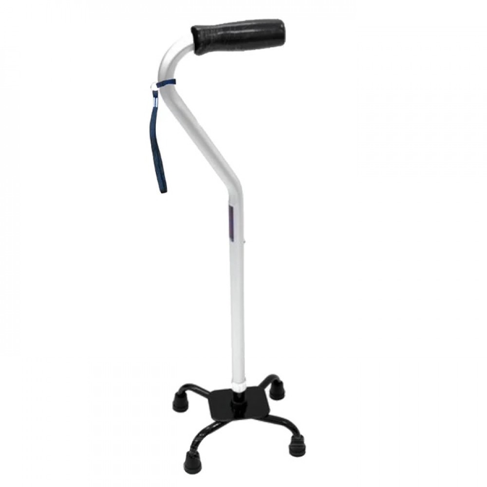 Quad Walking Cane Aluminum with 4 Leg Base - Fu Kang Healthcare Shop Online