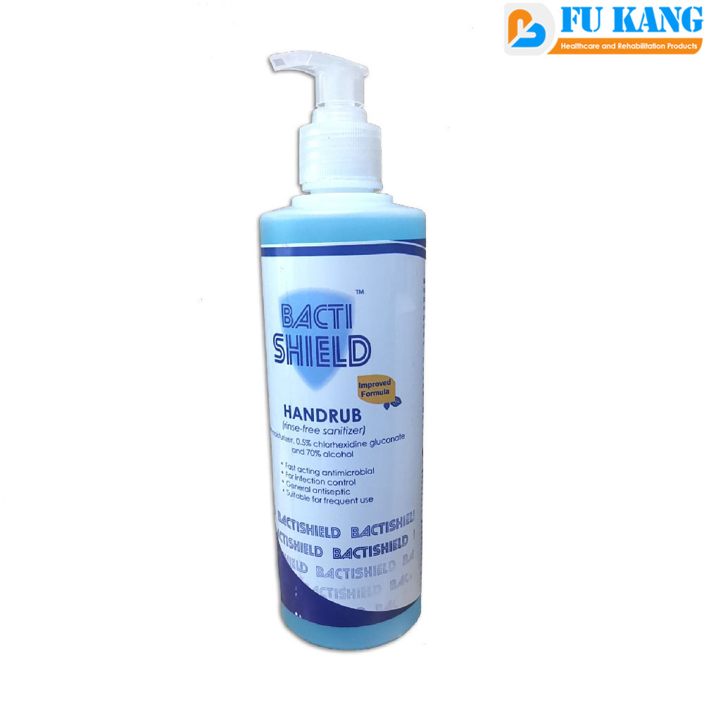 Bactishield Handrub, with 70% Alcohol and 0.5% Chlorhexidine - Fu Kang ...