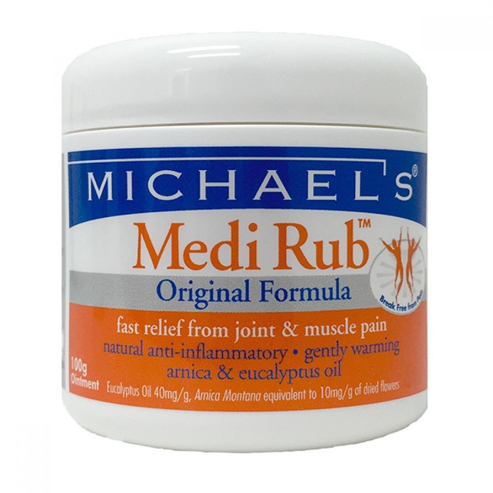 Michaels Medirub Pain Relief Medicated Rub 100g - Fu Kang Healthcare ...