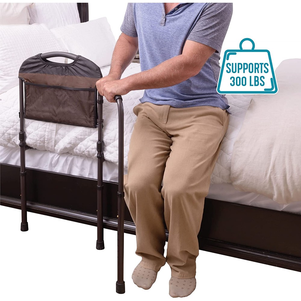 Stander Mobility Bed Rail For Elderly Fall Prevention - Bed Railing ...