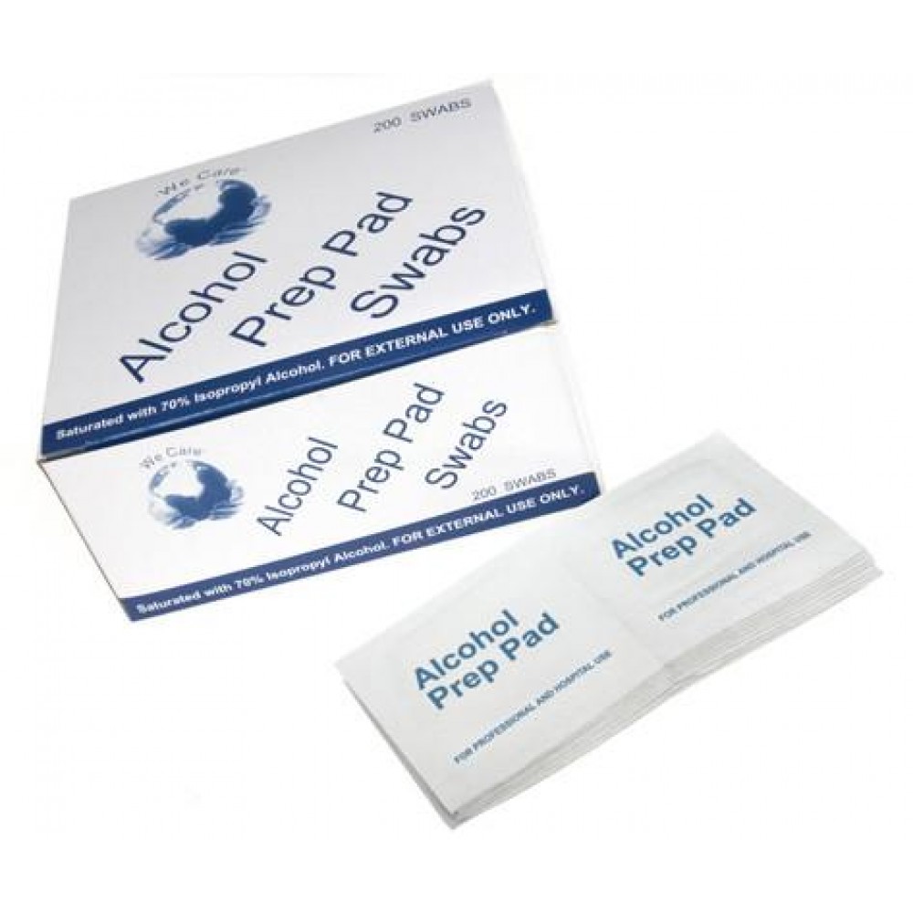 Alcohol Prep Pad Swabs - Alcohol Wipes & Swabs - Alcohol Prep Pads and ...