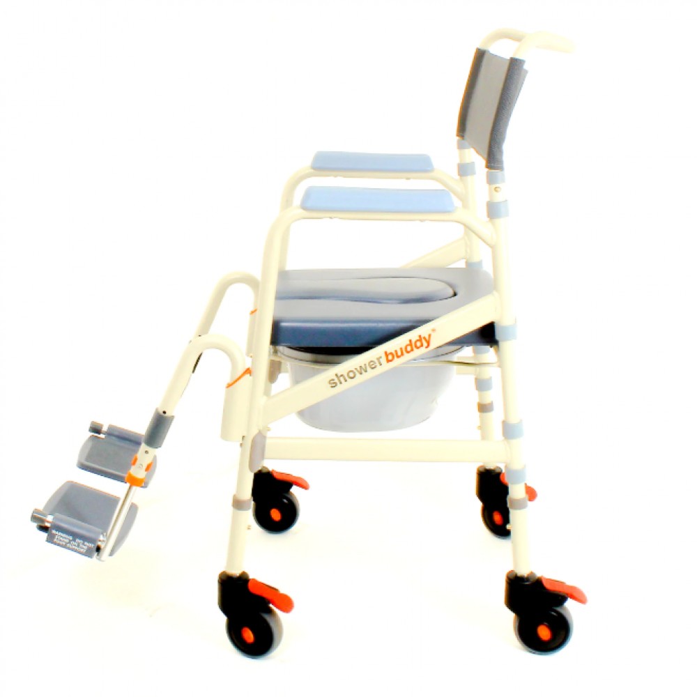 Foldable Mobile Shower Commode Chair - Bathroom Aids - Fu Kang ...